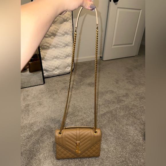 Yves Saint Laurent | Bags | Ysl Medium Envelope Bag Cork | Poshmark
